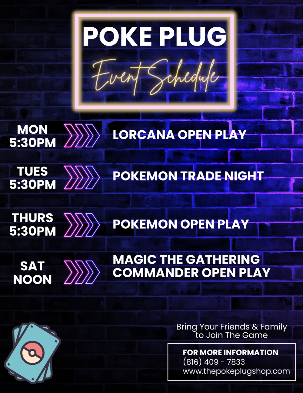 Shop Events – Poke Plug