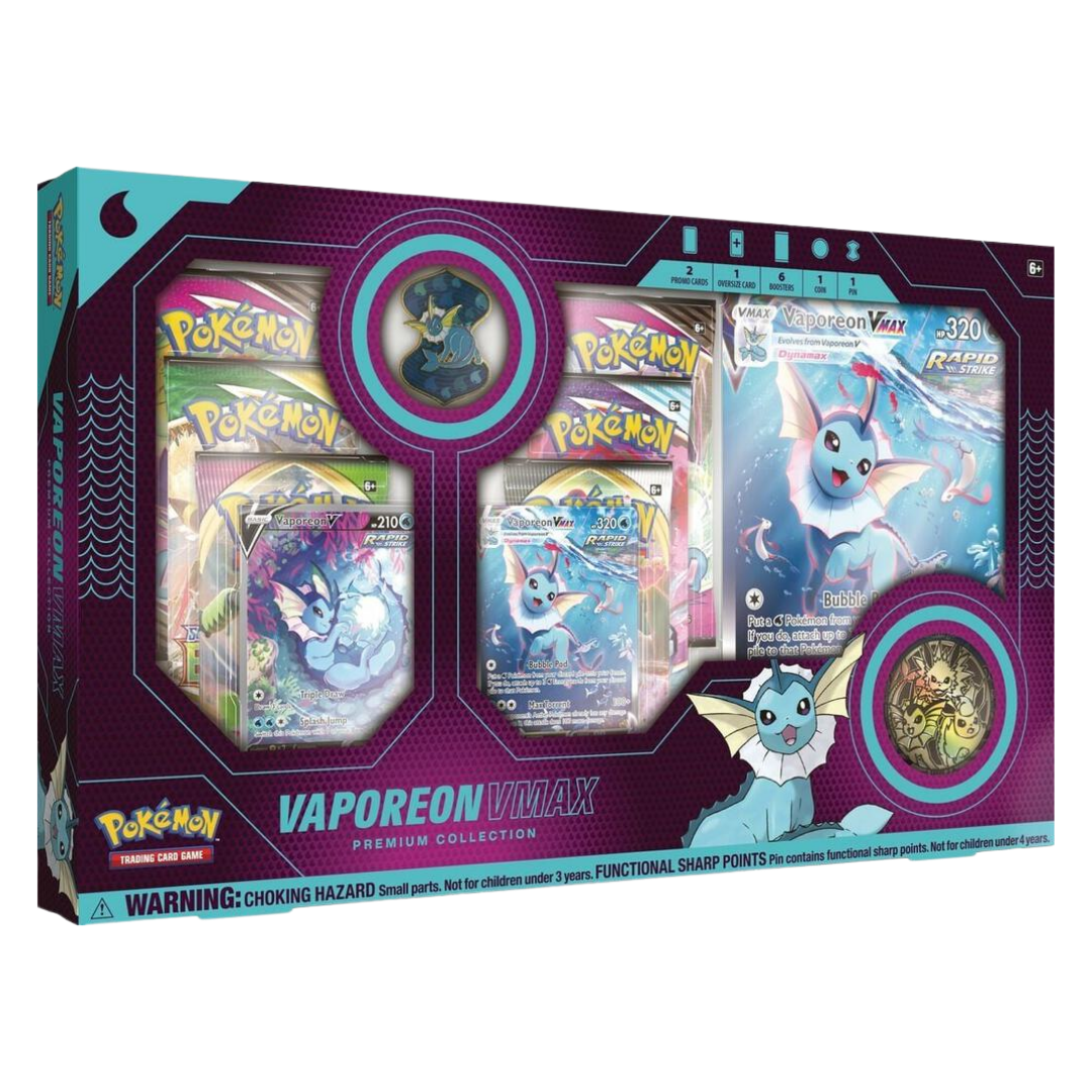 Vaporeon VMAX Premium Collection – Poke Plug